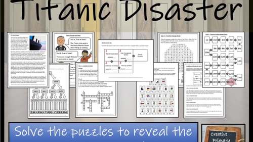 The Titanic Disaster Escape Room Activity by Creative Primary Literacy
