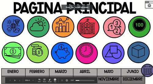 ¡Calendario Interactivo- Y mas! para Google Slides - Digital | TpT
