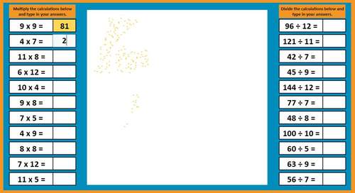 Martin Luther King, Jr. Multiplication and Division to 12 Pixel Art Mystery