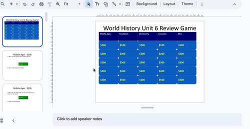 Medieval Europe & Crusades Review & Assessment Pack | Jeopardy Game ...