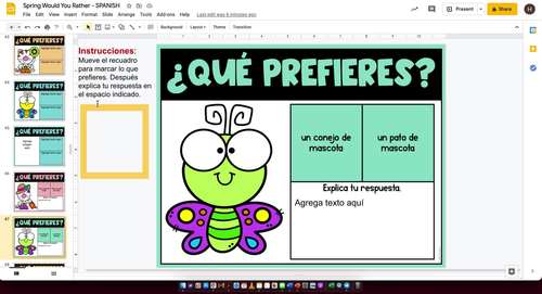 Would You Rather - Seasons Bundle | SPANISH by MM Bilingual | TPT