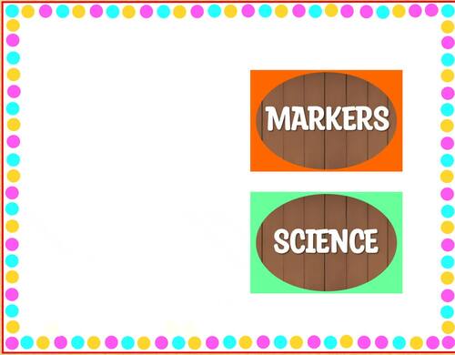 Printable Nametags, Editable Student Name Labels, Name Tags, Cubbies Labels