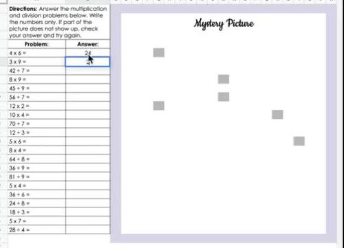 Digital 3rd Grade Holiday Math Pixel Art ALL YEAR Bundle by Primary Library