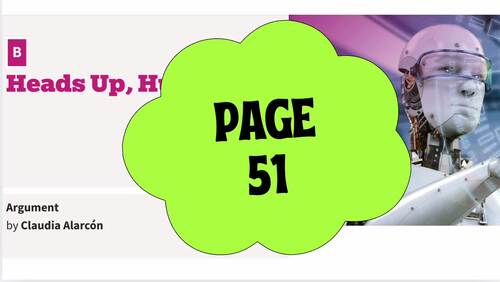 HMH 8th Into Lit Unit 1 Heads Up Humans Teacher Slides by Teacher Tesh