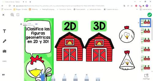 Figuras geometría 2D Y 3D | Google Slides y Seesaw | Digital Shapes in ...