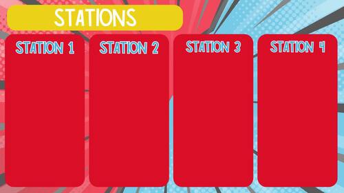 Superhero Morning Meeting Slide Templates l Superhero Decor l Superhero ...