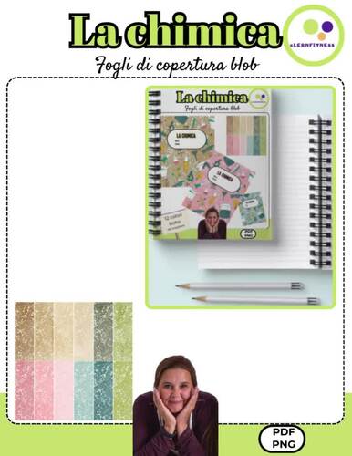 Italian: Chemistry bilingual | 12 cover sheets | Chimica by Lernfitness