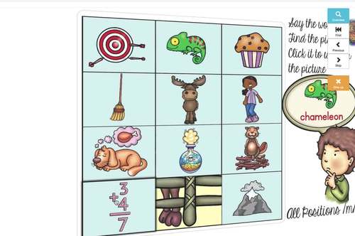 Articulation | Boom Cards Articulation -M- Games | Reveal the Pictures ...