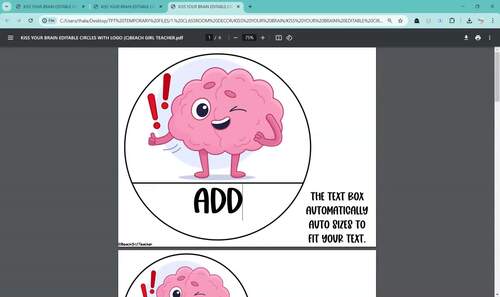 Kiss Your Brain Growth Mindset Bulletin Board and Class Door | Back to ...