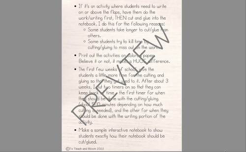 Second Grade McGraw-Hill Wonders 2020 Interactive Notebook – Unit 5