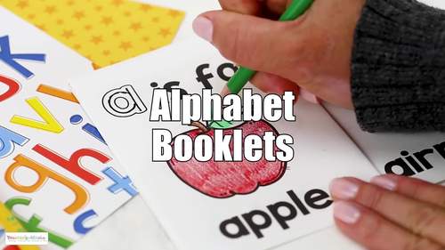 Mini Alphabet Booklets by Teaching Mama Blog | TPT