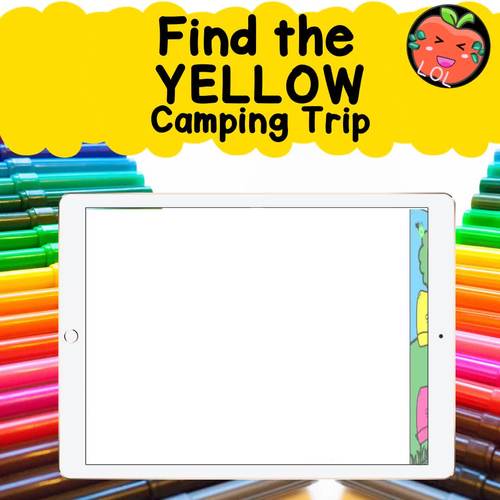 Find the camping colors with audio | Boom cards bundle | TPT