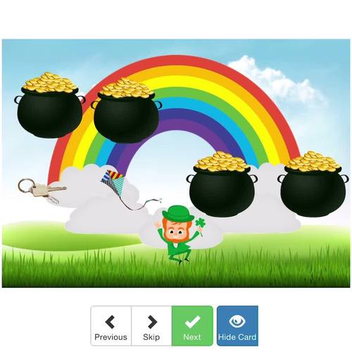 Initial K Sound St. Patrick's Day Game Articulation BOOM CARDS™ by Bri-SLP