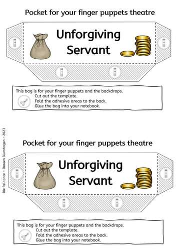 Parable of the Unforgiving Servant - Bible Story - Finger Puppets
