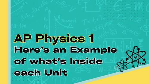 AP® Physics 1 PPT - Entire Course Curriculum | Full Year Aligned
