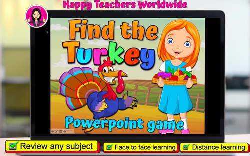Find the Turkey Powerpoint game for any lesson by Happy Teachers Worldwide