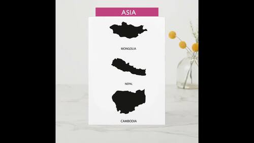 Maps of the World Clipart | 204 Country Silhouettes Geography | SVG PNG ...