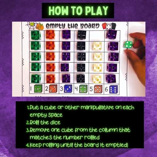 Kindergarten Halloween Math Center Low Prep & Differentiated - Empty ...