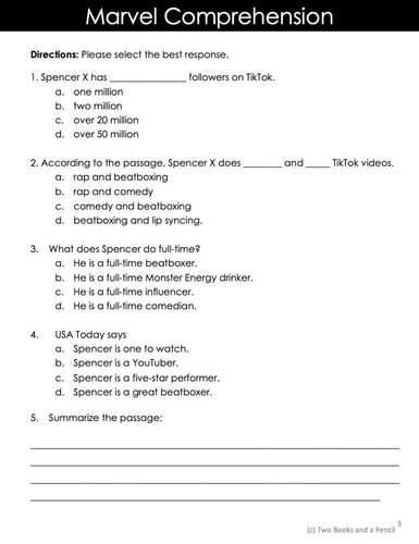 TikTok Famous: Informational Text Unit Standards-Based - DIFFERENTIATED