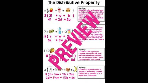 real-world-distributive-property-activity-fast-food-distributive-property
