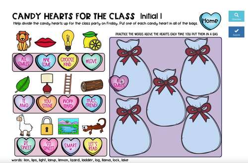 Candy Hearts for the Class Articulation BOOM Card Bundle Digital Speech ...