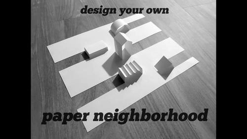 Design your own Paper Neighborhood! by DesignEdu | TPT