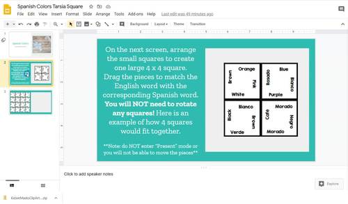 Spanish Colors | Los Colores Vocabulary Practice Bundle by Fabulous ...