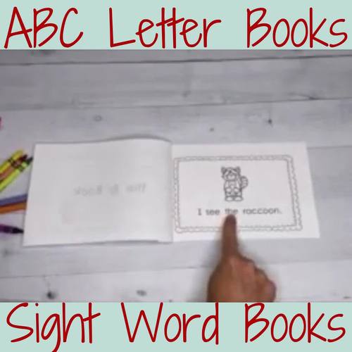 Letter Books / Sight Word Books / Alphabet Animals by 4 Kinder Teachers