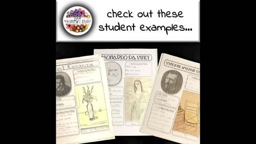 Joan Miró Famous Artist Art History Activity by thesmARTstudio | TpT