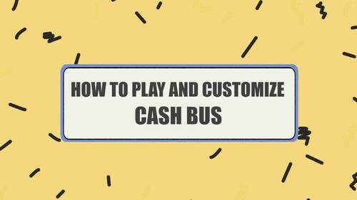 Cash Bus (Cash Cab): PowerPoint Game Template by Classroom Review Games