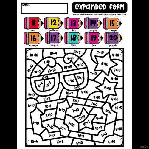Teen Numbers No Prep Math Coloring Activities for K-1 by Serendipity ...