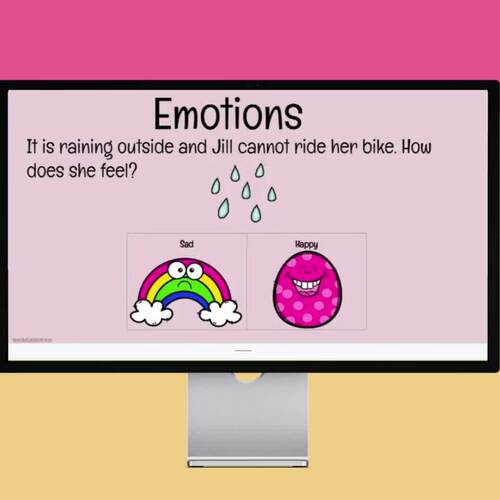 Identifying Emotions In A Passage for Special Education Spring Social ...