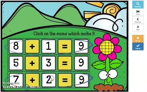 Number Bonds Addition to 10 Boom Cards by Terrific Teaching Tactics