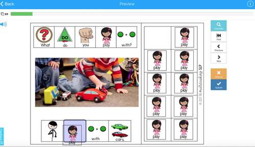 Core Word Interactive Book - PLAY | AAC | BOOM CARDS™ by The ...