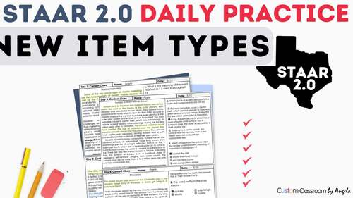 Context Clues Bell-Ringers Daily English I & II Comprehension STAAR ...