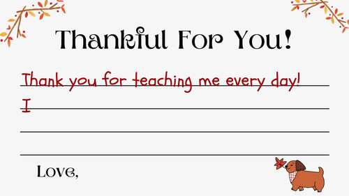 Grateful Grams | Notes of Appreciation & Thankfulness for Thanksgiving