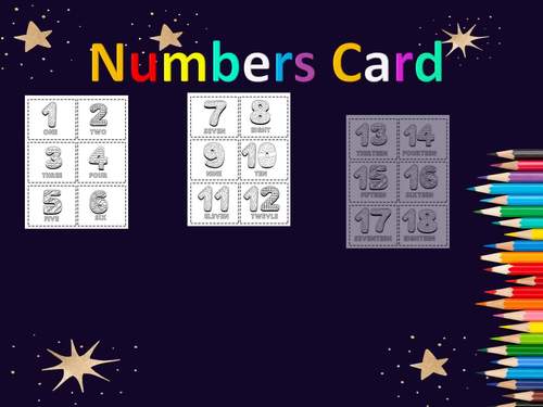Number Sense Flashcards Math Cards by Banyan Tree | TPT