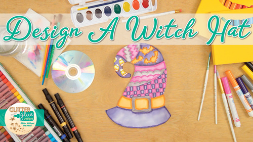 Halloween Activities: Witch Hat Art Project, Roll-A-Dice Game, & Art ...