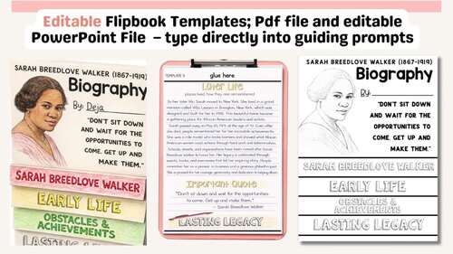 Sarah Breedlove Walker-Madam C.J. Biography Writing Project Black ...