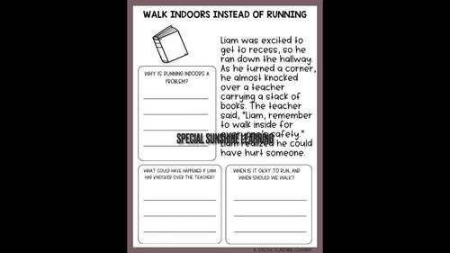 Social Skills Story & Activities: School and Public Behavior | TPT