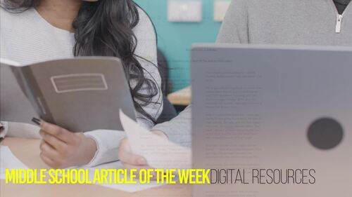 Article of the Week, Nonfiction Reading Middle School, Volume 2, Print ...