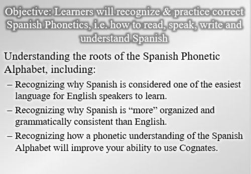 Spanish Phonetics: Lesson 1 (History, Grammar & Cognates) by ucanteachorg