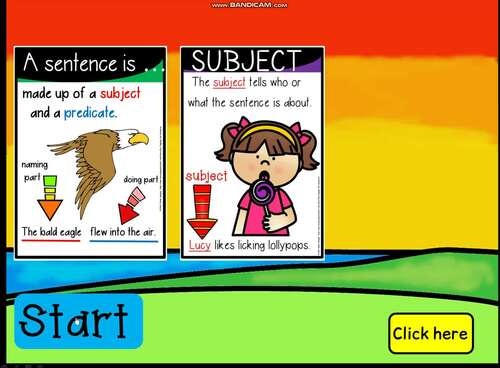 subject or predicate powerpoint by Murphys lesson design studio | TPT
