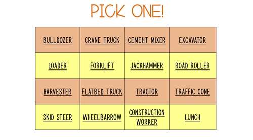 Construction Theme Gross Motor Game | Digital Therapy Fun by A Pedi PT