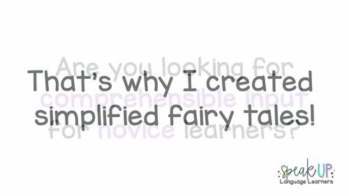 Pocahontas French Fairy Tale Emergent Reader Beginning Mini Book