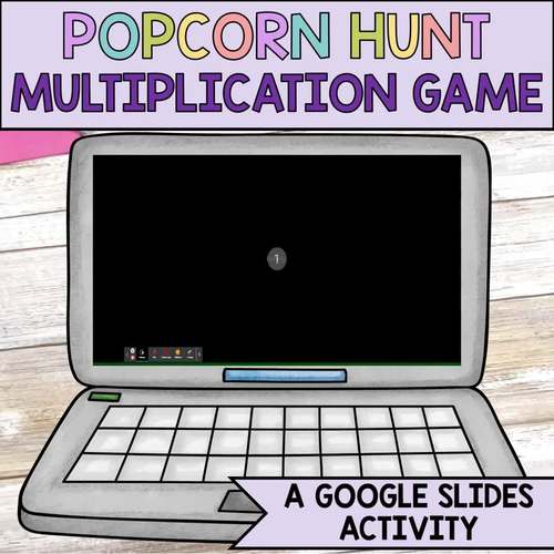 Multiplication Game | Multiplication Facts | Popcorn Theme | TPT