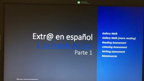 Extr@ Episode 1, Parte 1: Gallery walk, Assessments and Matamoscas