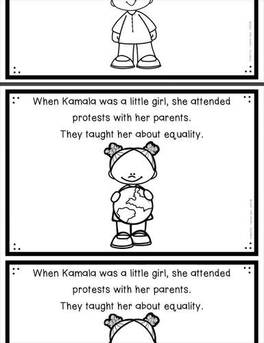 Kamala Harris - Black History - Emergent Reader by Kinder First Teacher ...