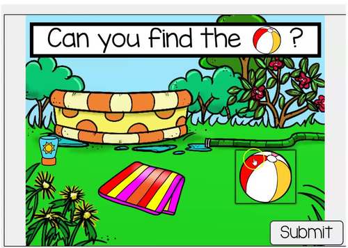 Summer Scavenger Hunt Interactive Books BOOM Cards | DISTANCE LEARNING