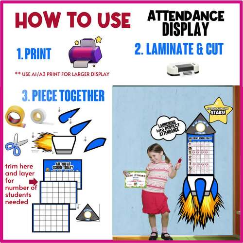 Attendance Display, Attendance Tracker, Attendance awards, Daily attendance
